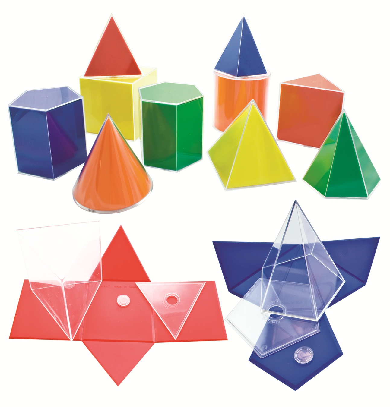 Folding Geometric Solids - (22 pieces) | Read Pacific | Reading Books ...