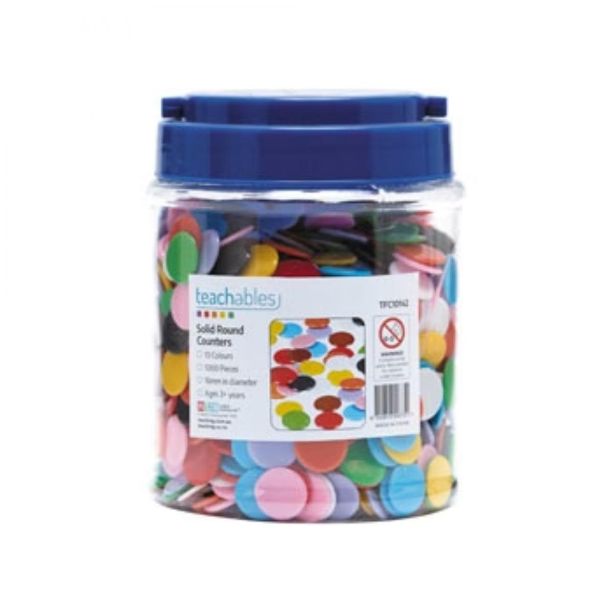 Solid Round Counters 22mm (1000 piece pack) | Read Pacific | Reading ...