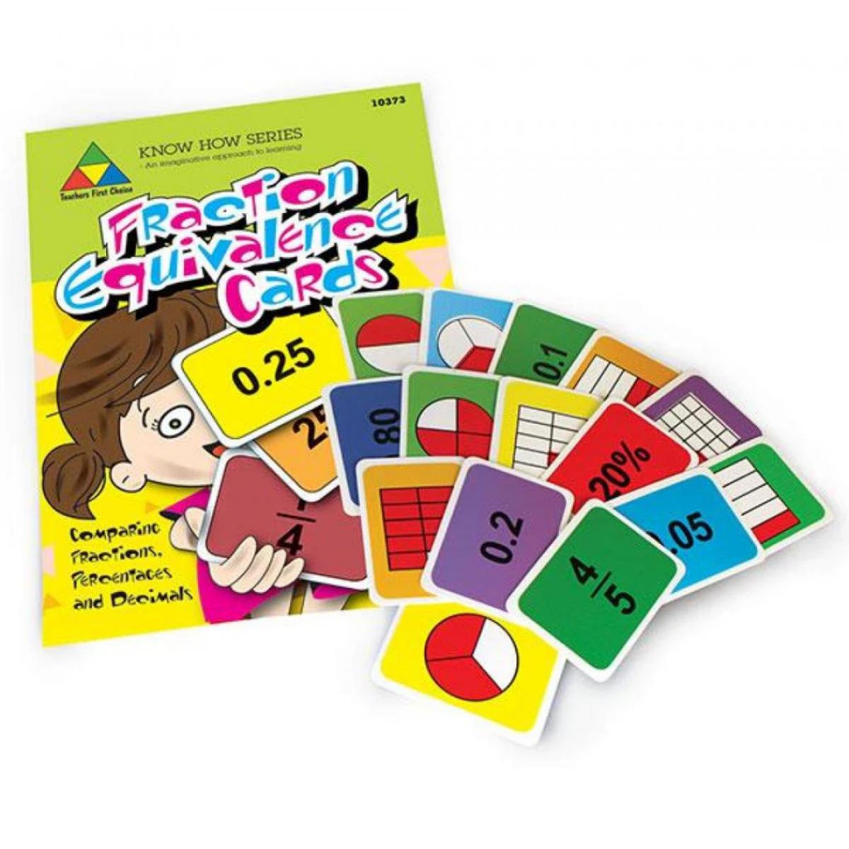 Fraction Equivalence Cards | Read Pacific | Reading Books & Resources ...