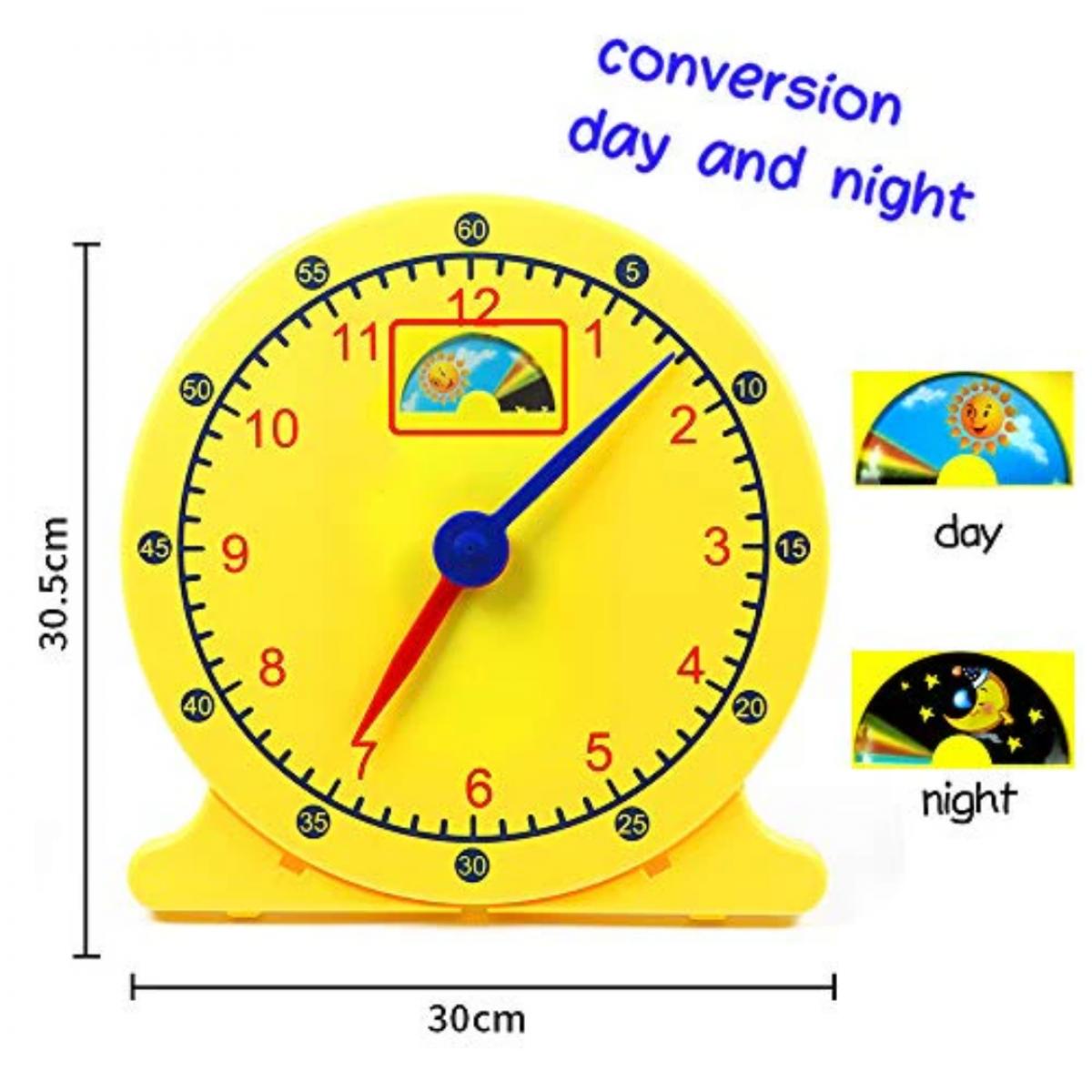 Teacher Clock - Day/Night Geared | Read Pacific | Reading Books ...